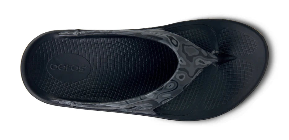 OOFOS Mens OOriginal Sport Sandal Black Water Camo – Island Comfort ...