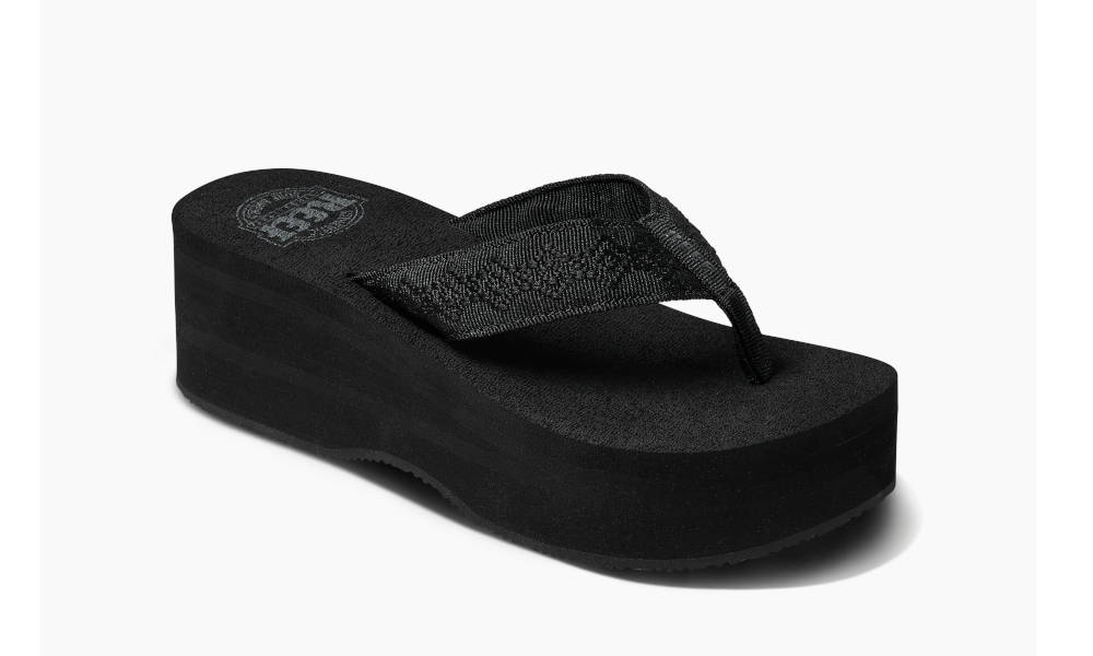 Reef Womens Sandy Hi Black – Island Comfort Footwear Fashion